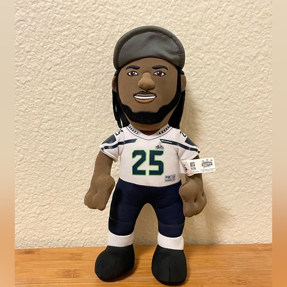 Other | Rare Seattle Seahawks Richard Sherman Plush Stuff Doll 25 ...